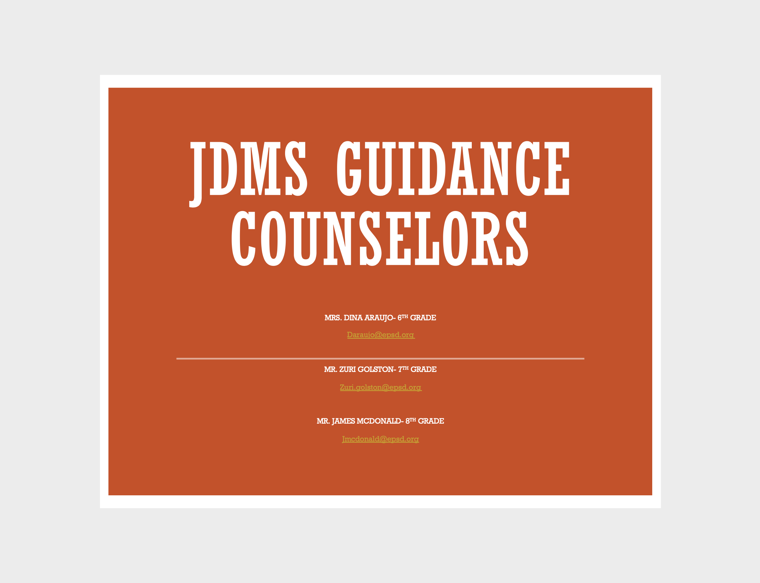 Janis E. Dismus Middle School